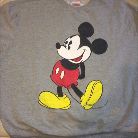 Disney | Sweaters | Disney Mickey Mouse Crew Xxl | Poshmark
