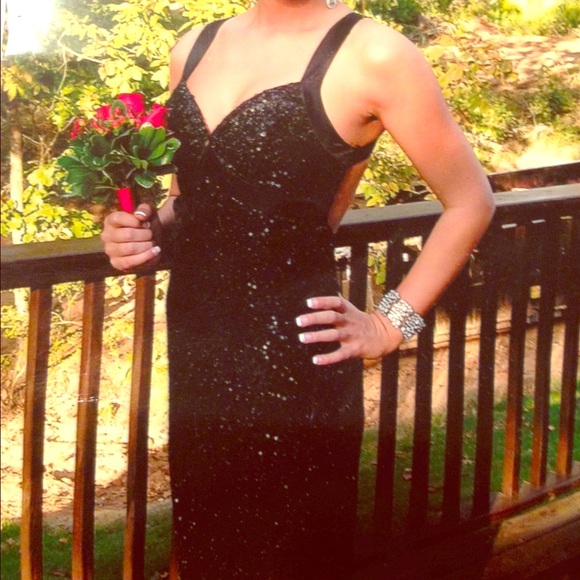 ENVI | Dresses | Black Sequin Formal Homecoming Prom Dress | Poshmark