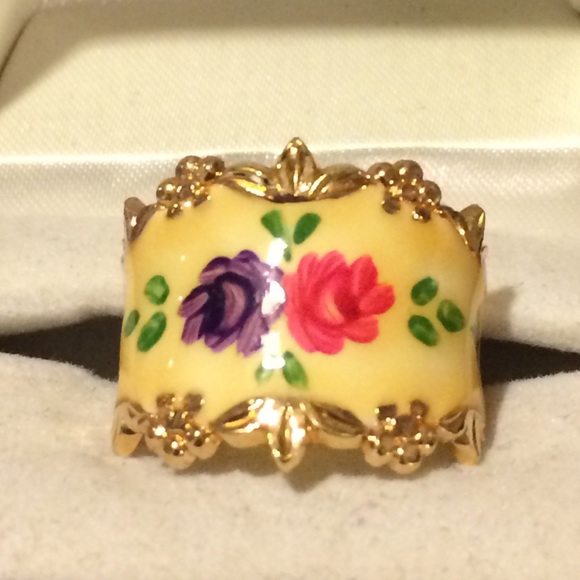 Jewelry | Vintage Enamel Ring | Poshmark