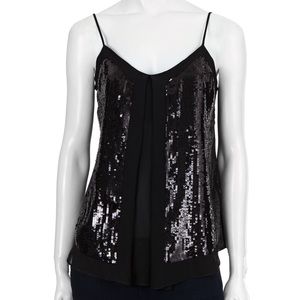 Madison Marcus | Tops | Madison Marcus Black Sequin Top | Poshmark