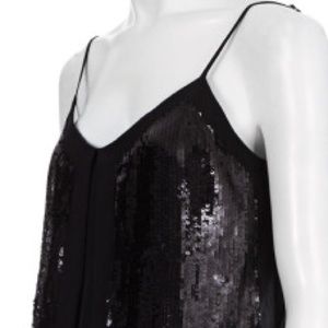 Madison Marcus | Tops | Madison Marcus Black Sequin Top | Poshmark