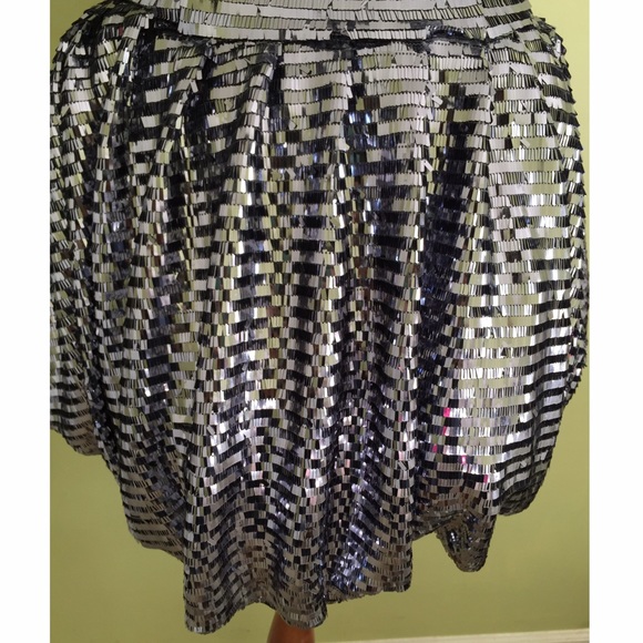 ASOS | Dresses | Rare Opulence Sequin Puffball Dress Uk 4 Us 12 | Poshmark