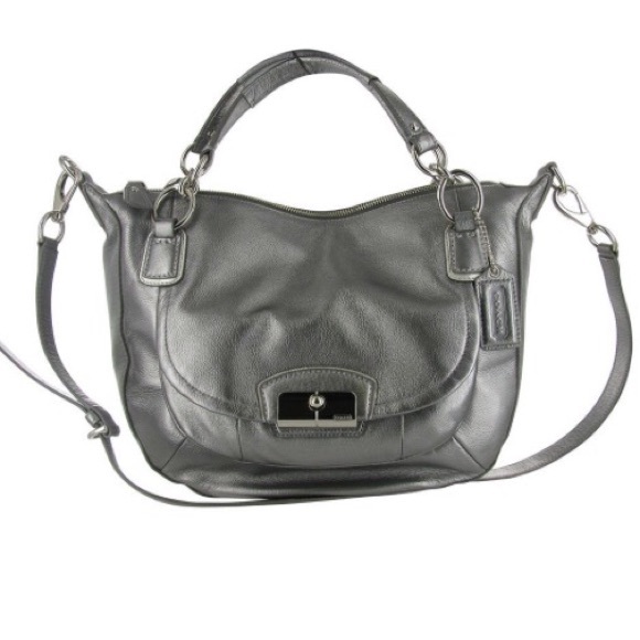 Coach | Bags | Coach Silver Hobo Style Purse | Poshmark