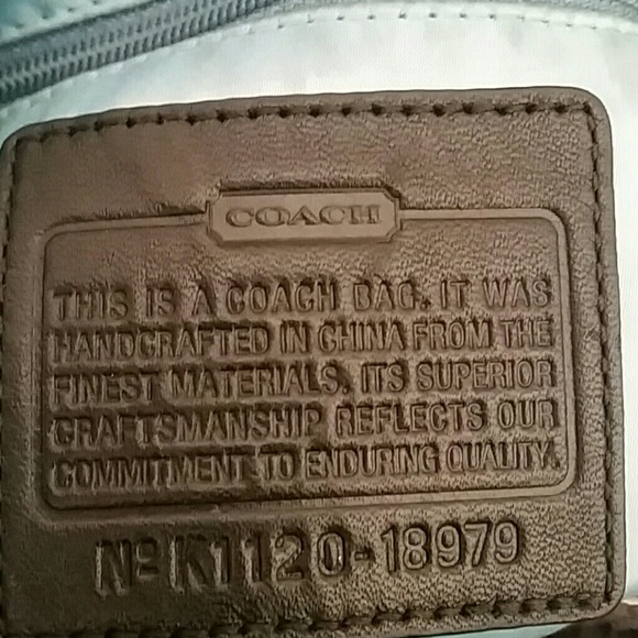 Coach | Bags | Authentic Coach Logo Handbag | Poshmark