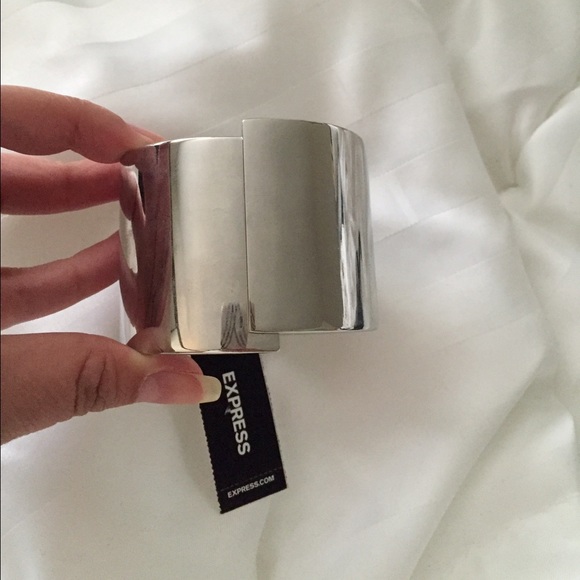 Express | Jewelry | Express Modern Silver Cuff Bracelet | Poshmark