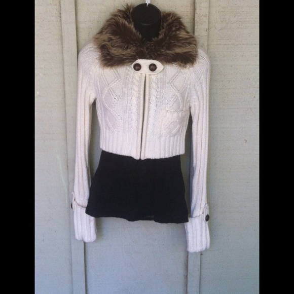 Arizona Jean Company | Jackets & Coats | Fuzzy Short Sweater Jacket By ...