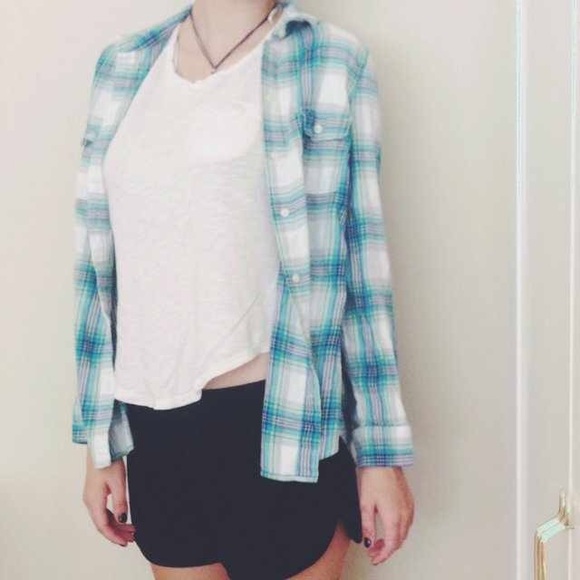 Tops | Pastel Flannel | Poshmark