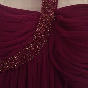 Dresses | Petite Prom Dress Raspberry Color Beautiful | Poshmark