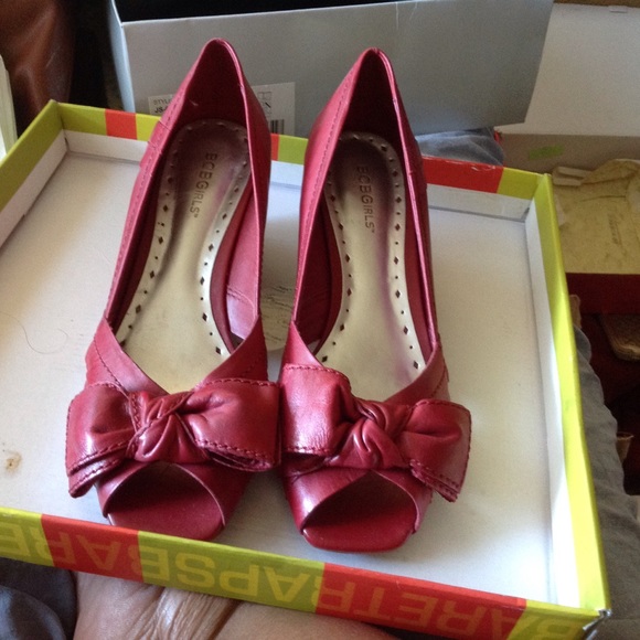 BCBGirls | Shoes | Bcbg Girls Red Shoes Worn Once | Poshmark