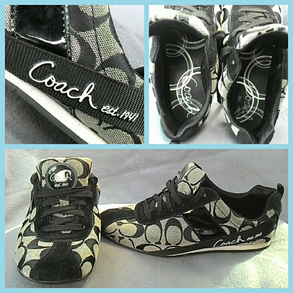 Coach | Shoes | Authentic Coach Hadley Signature C Sneakers | Poshmark