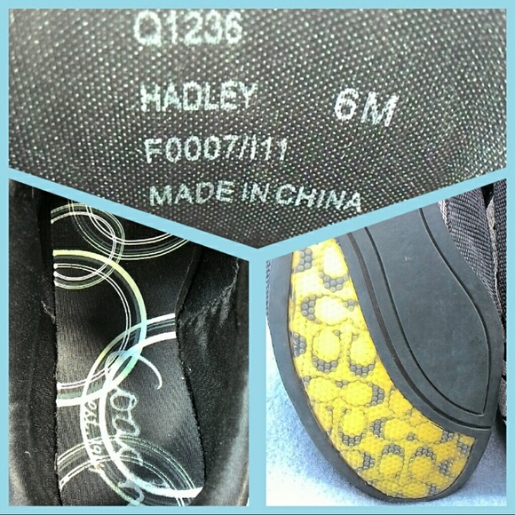 Coach | Shoes | Authentic Coach Hadley Signature C Sneakers | Poshmark