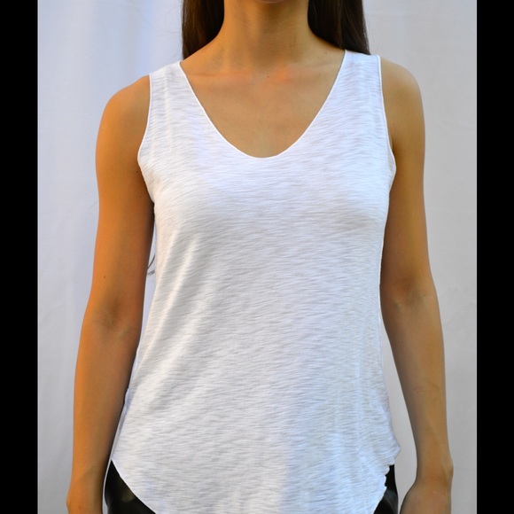 Tops | Plain White Tank Low Stock | Poshmark