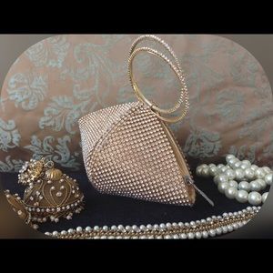 50% off Handbags - Gold Colored Evening Purse from Nancy's closet on ...