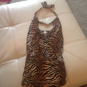 67% off Golddiggerscloset Dresses & Skirts - Grey Leather top Micro ...