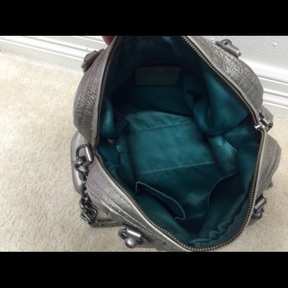 Coach | Bags | Coach Metallic Silver Purse | Poshmark