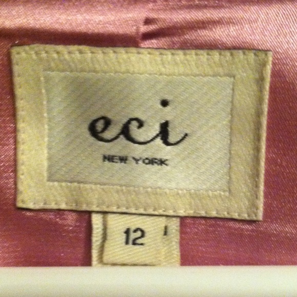 ECI | Jackets & Coats | Eci New York Purple Satin Jacket | Poshmark