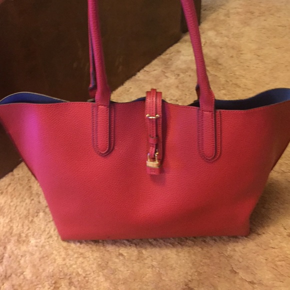 Tutilo New York | Bags | A Red Tutilo New York Feature Tote | Poshmark