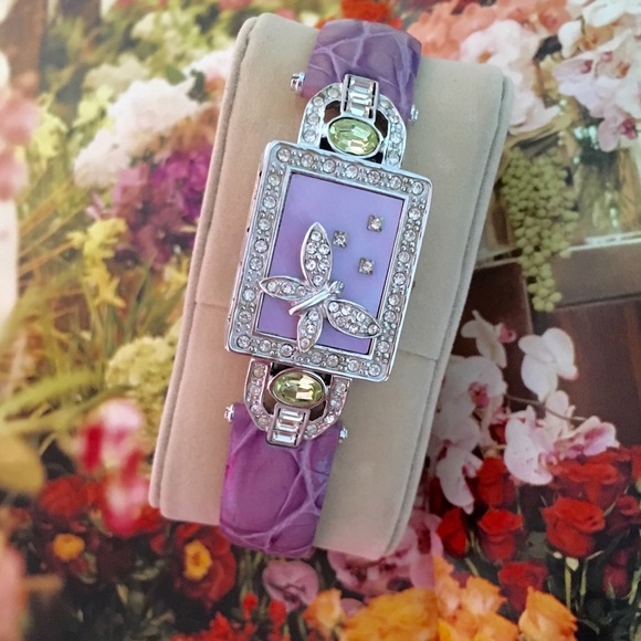 Adrienne | Jewelry | Vintage Collectiblebutterfly Watchbracelet | Poshmark