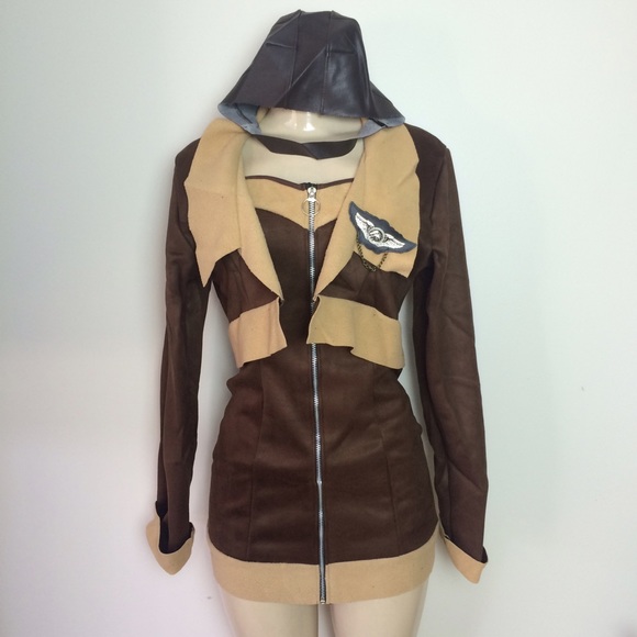 Coquette | Dresses | Coquette Aviator Pilot Halloween Costume Cosplay ...