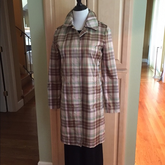 GAP | Jackets & Coats | Super Cute Plaid Raincoat | Poshmark