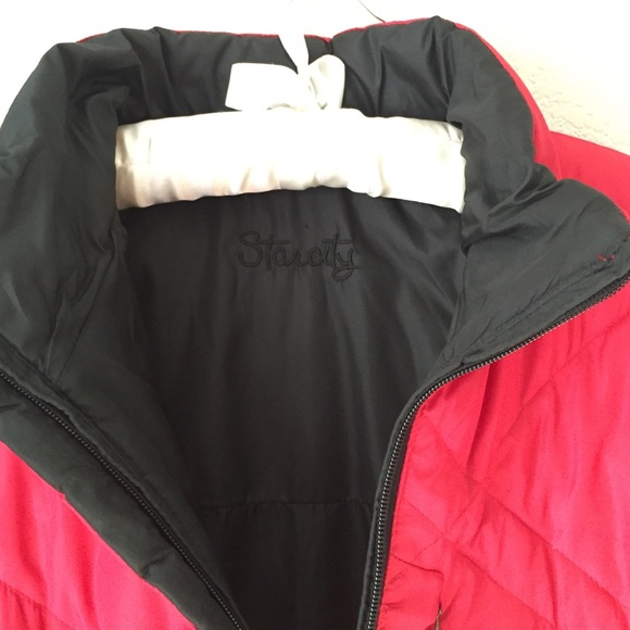 Star City | Jackets & Coats | Black And Red Reversible Puffer Jacket ...