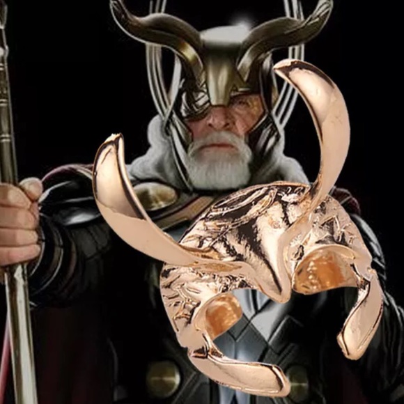 Marvel | Jewelry | Loki Helmet Ring | Poshmark