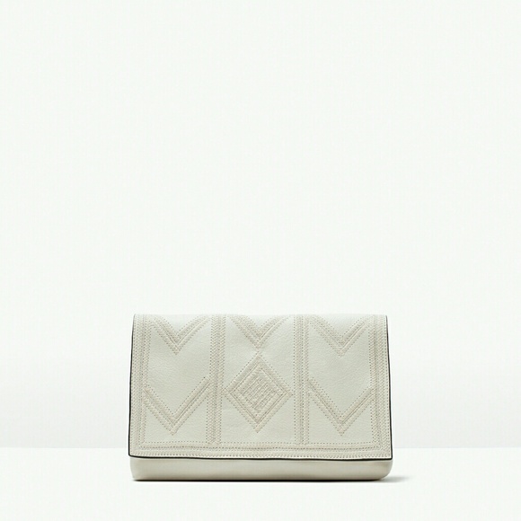 Zara | Bags | Zara Ethnic Leather Clutch 442 | Poshmark