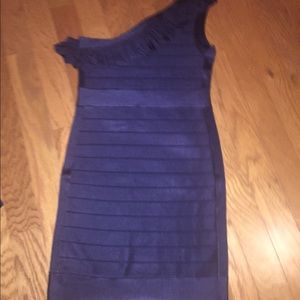 French Connection | Dresses | French Connection Oneshoulder Navy ...