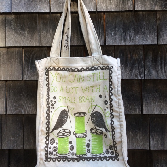 Rob Ryan | Bags | Adorable Rob Ryan Bird Canvas Shopper Bag From Uk ...