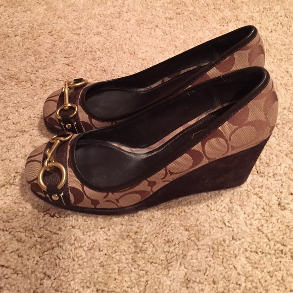 Coach | Shoes | Authentic Coach Wedges | Poshmark