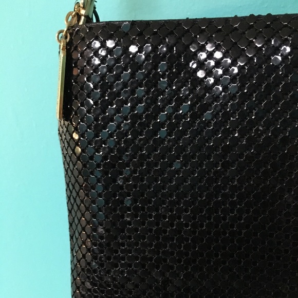 Bags | Black Metal Sequence Messanger Bag Clutch Purse | Poshmark