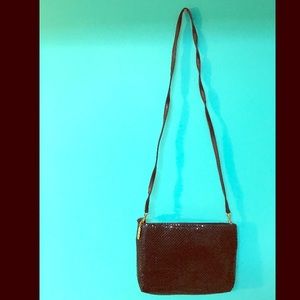 Bags | Black Metal Sequence Messanger Bag Clutch Purse | Poshmark