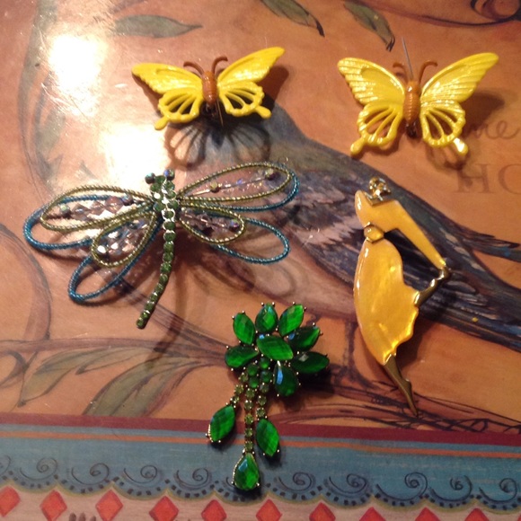 Vintage | Jewelry | Five Beautiful Brooches | Poshmark