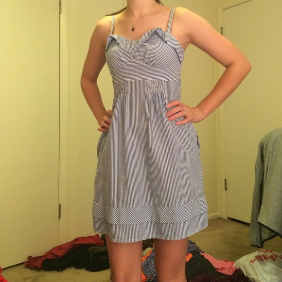 Dresses | Seersucker Summer Dress | Poshmark