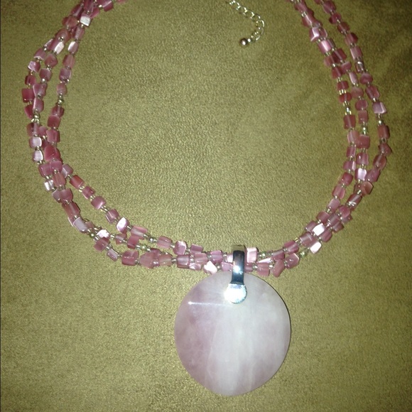 Jewelry | Beautiful Pink Stone Necklace | Poshmark