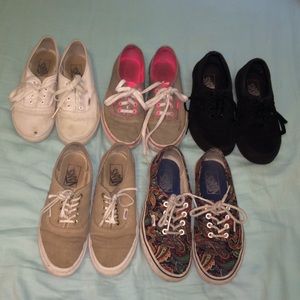 Vans Shoes | Girls White Vans Shoes | Poshmark