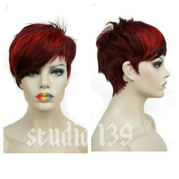 wig | Accessories | Custom Made And Colored Pixie Cut Wig | Poshmark