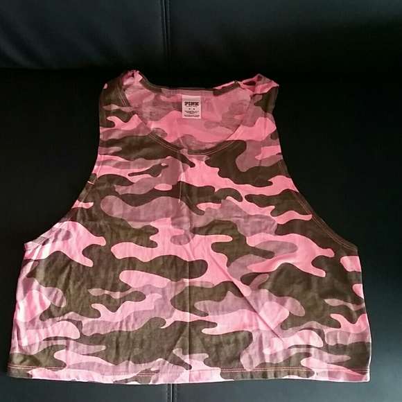 Victoria's Secret | Tops | Victorias Secret Pink Camo Top | Poshmark