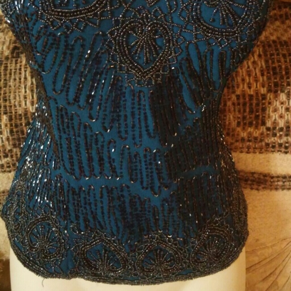 Tops | Fully Beaded Top | Poshmark