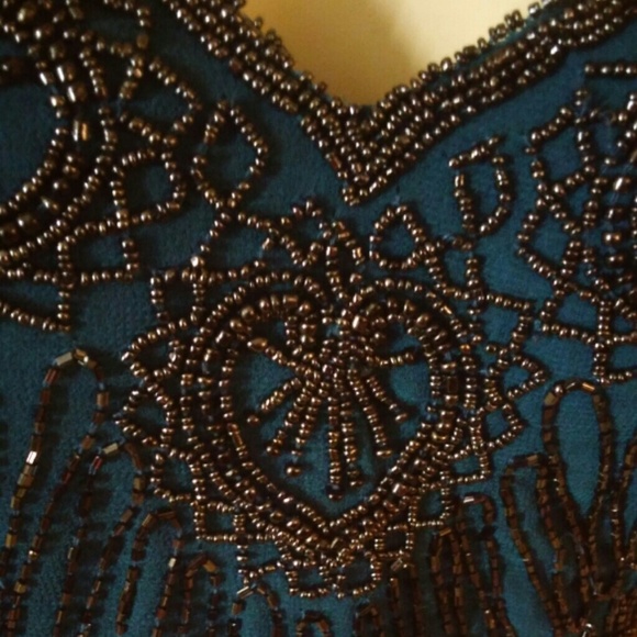 Tops | Fully Beaded Top | Poshmark