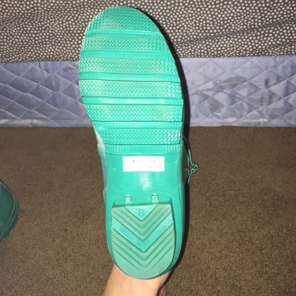 Hunter | Shoes | Turquoise Hunter Tall Rain Boots | Poshmark
