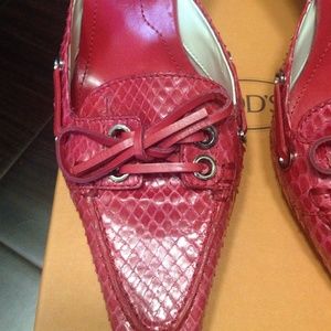 Tod's | Shoes | Tods Shoe Snake Skin Mule | Poshmark