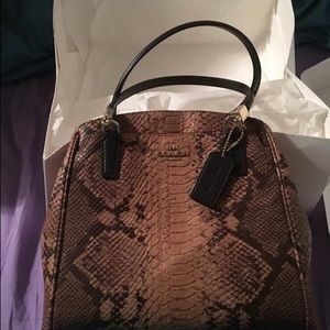 Coach | Bags | Authentic Coach Snakeskin Purse | Poshmark