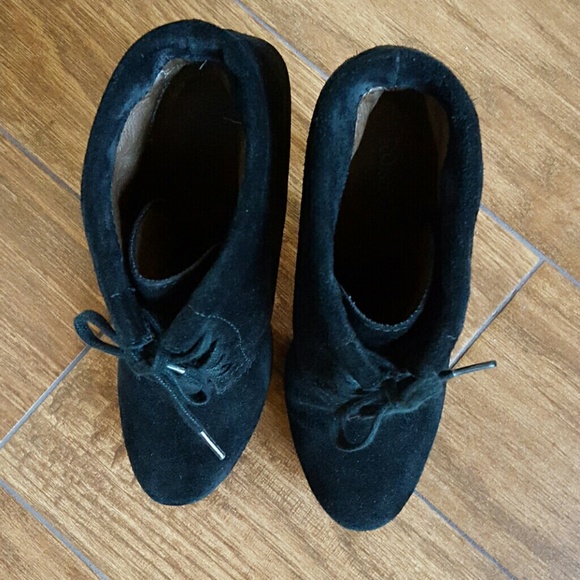 Rosegold | Shoes | Hot Suede Platform Booties | Poshmark