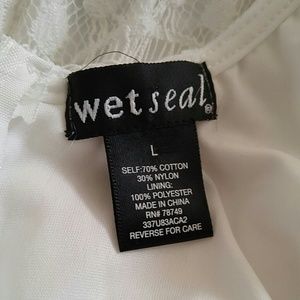 Wet Seal | Dresses | Wet Seal White Lace Dress | Poshmark