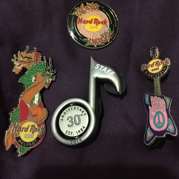 Hard Rock Cafe | Other | Very Rare Hard Rock Cafe Collectible Pins ...