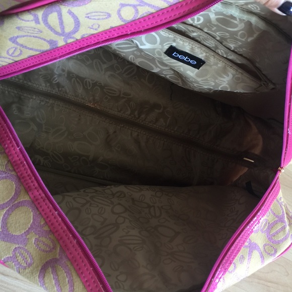 bebe | Bags | Pink Bebe Travel Weekender Bag | Poshmark