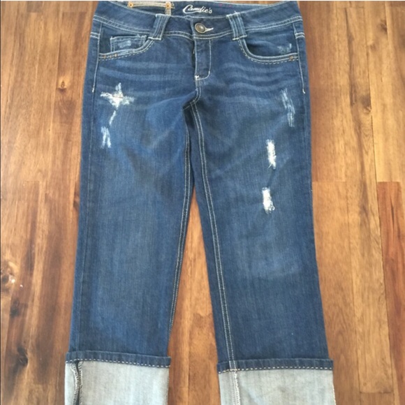 Candie's | Pants & Jumpsuits | Candies Distressed Capris | Poshmark