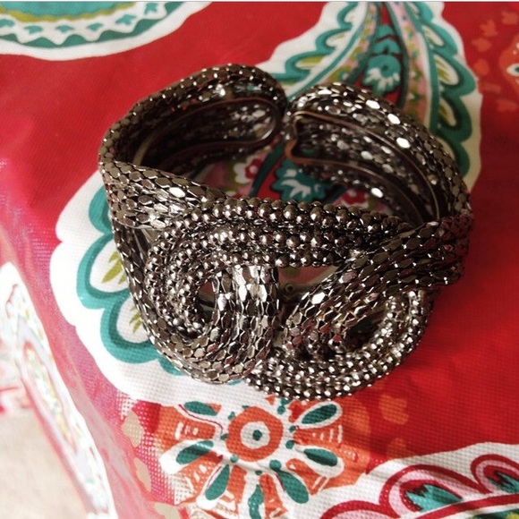 Jewelry | Chunky Pewter Knot Cuff | Poshmark