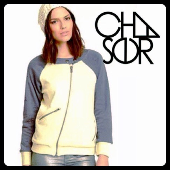 Chaser | Jackets & Coats | Chaser Baseball Moto Jacket Varsity Raglan ...